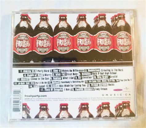 Frosh 5 Alternative Punk New Wave Compilation Cd Universal 2002