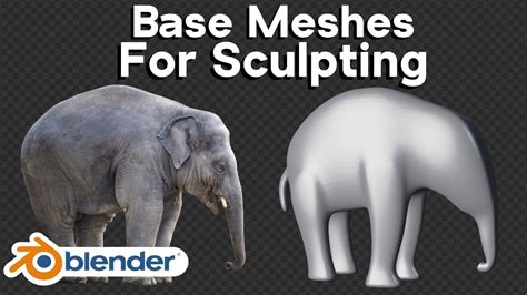 How To Make Base Meshes For Sculpting Tutorial Tutorials Tips And