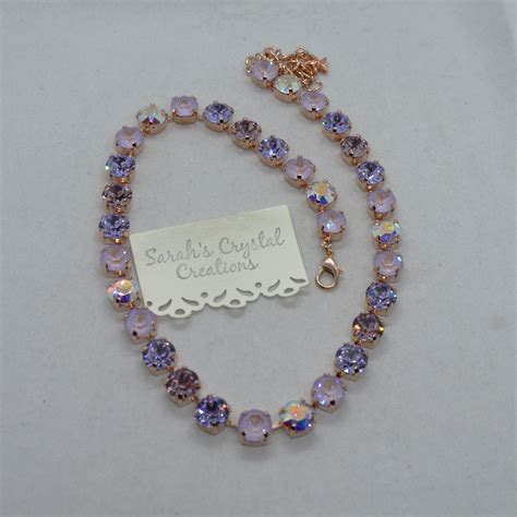Violet Eclipse 8mm Crystal Jewelry