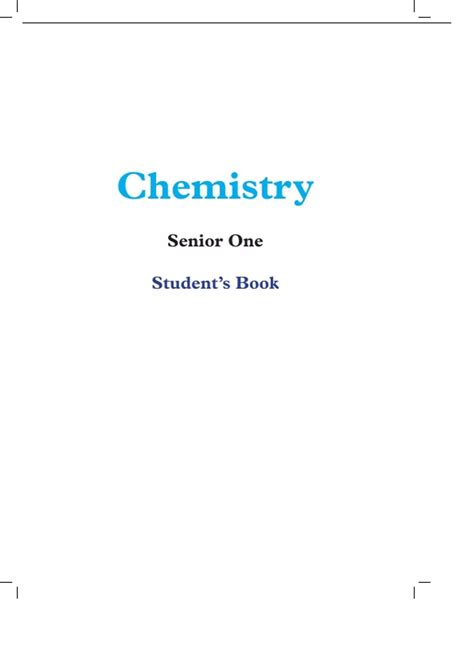 A Title That Best Describes A Chemistry Document Could Be Comprehensive Overview Of Chemistry