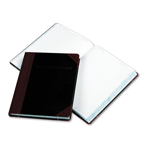 Laboratory Notebook Data Lab Record Format Black Red Cover 300 10