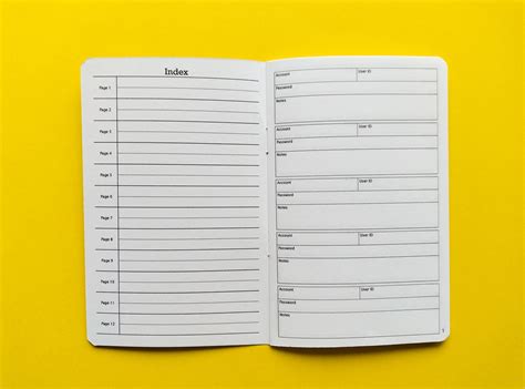 Password Tracker Notebooks Log Login Organizer Password Keeper