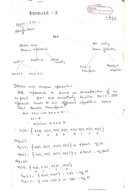 DSP Module Radix FFT Digital Signal Processing Studocu
