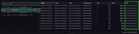 时序数据库influxdb查询多个字段 field同一时间的值，组成一条数据 influxdb1 8根据field中的时间字段查询 csdn博客