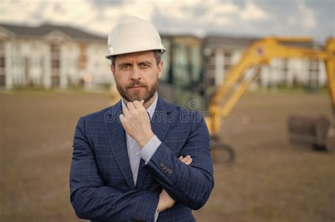 Civil Engineering Supervisor In Suit Copy Space Civil Engineering