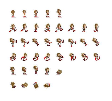 Sonic Sprites By Querulantius On Deviantart