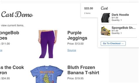 Hidden Flyout Shopping Cart Menu With Css3