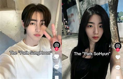 성별 전환 어플 쓴거 아니냐는 말 나오는 남여 아이돌 인스티즈instiz 이슈 카테고리