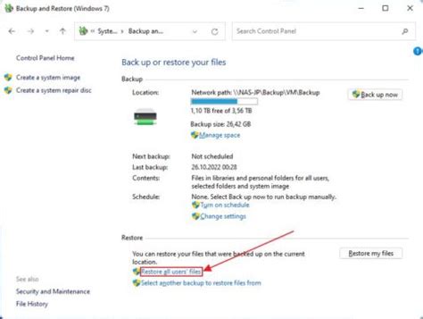 How To Restore Files And Folders From An Existing Windows Backup