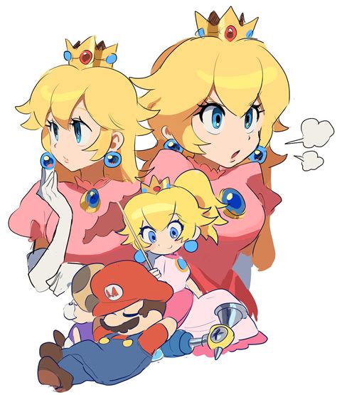Nt 26 Fludd Mario Princess Peach Toadsworth Mario Series