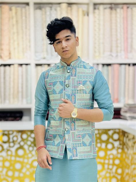 Teal Blue Koti Set Vr Designers