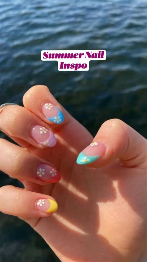 Summer Nail Inspo🌞 Nail Art Nail Ideas Cute Nail Designs Colorful Nails