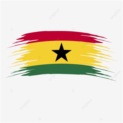 가나 국기 붓글씨 클립 아트 벡터 가나 국기의 날 가나 국기 브러시 가나 국기 페인트 Png 일러스트 및 벡터 에 대한 무료 다운로드 Pngtree