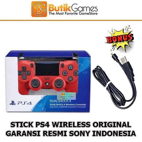 Jual Stick Ps4 Dualshock 4 Wireless Controller Merah Magma Red Shopee Indonesia