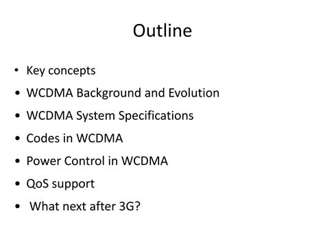 Solution 11 1 Wcdma Background System Specifications Power Control Qos