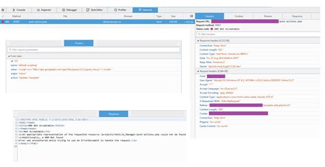 Jquery 406 Error On Javascript Ajax Post Accept Header Set To
