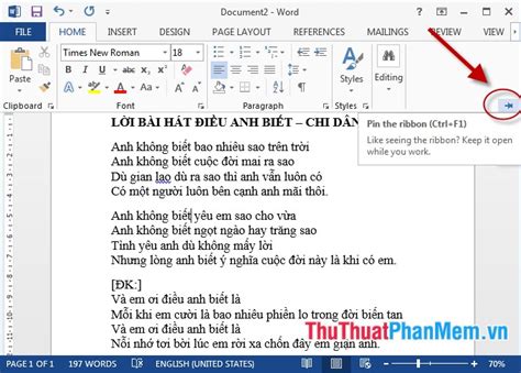 How To Hide And Show The Ribbon Toolbar In Word And Excel
