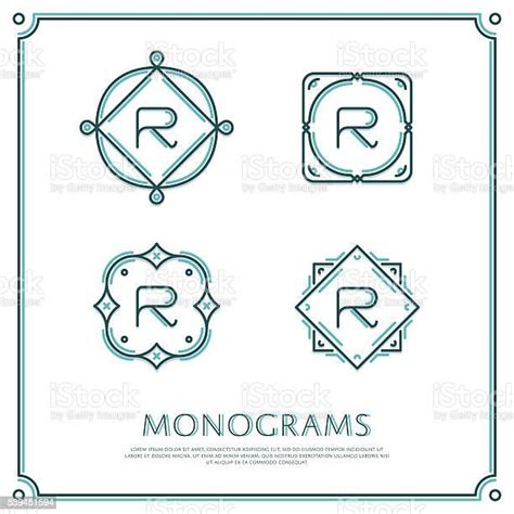 벡터 알파벳 R 모노그램 0명에 대한 스톡 벡터 아트 및 기타 이미지 0명 결혼식 곧은 Istock
