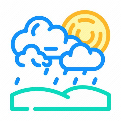 drizzle weather forecast rain sun cloud icon download on iconfinder