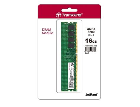 Transcend Jetram Ddr4 3200mhz U Dimm Digitalzone2u