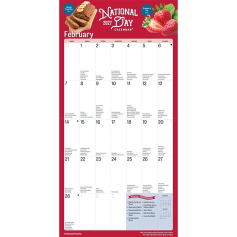 National Day Celebrate Every Day Calendar 2027