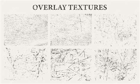 Premium Vector | Set of grunge overlay textures