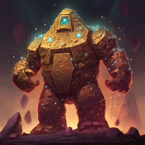 Treasure Golem Cr 15 Construct Timmmis Treasure Vault Rdnd