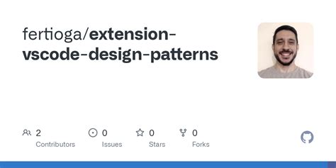 github fertioga extension vscode design patterns
