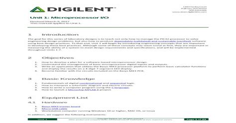 pdf unit 1 microprocessor i o 1 introduction 2 objectives 3 · pdf fileunit 1