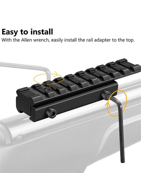 Adattatore Da Dovetail A Picatinny Cvlife 11mm A 20mm