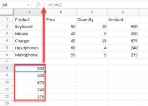 How To Copy And Paste Exact Formula In Excel Google Sheets Automate Excel