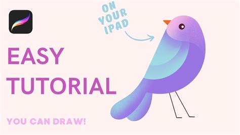 Procreate Tutorial For Beginners Easy Step By Step Drawing Tutorial Youtube
