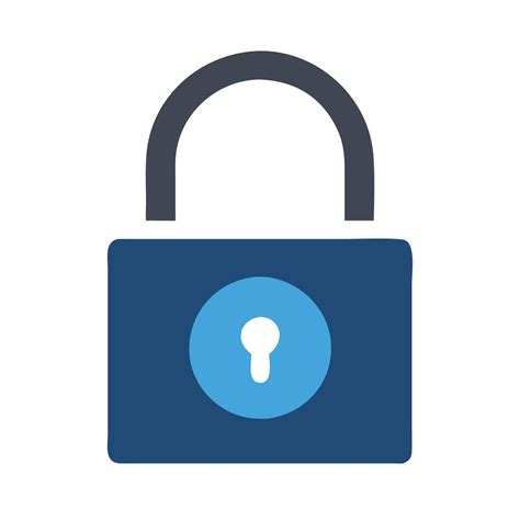 Cyber Security Lock Symbol Illustration 57994610 Vector Art At Vecteezy