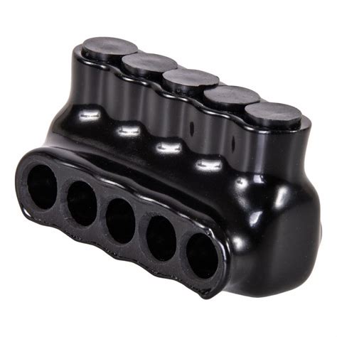 Polaris Black 5 Ports Pre Insulated Connector 819pk5 Ipl4 5 Grainger