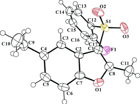 The Molecular Structure Of The Title Compound With The Atom Numbering
