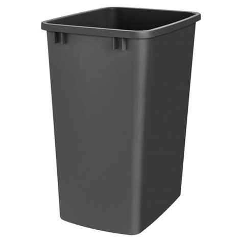 Rev A Shelf Qt Under Sink Trash Can Replacement Plastic Black RV Walmart Com