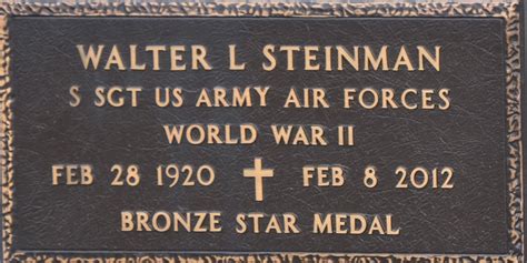 Walter L Steinman 1920 2012 Find A Grave Memorial