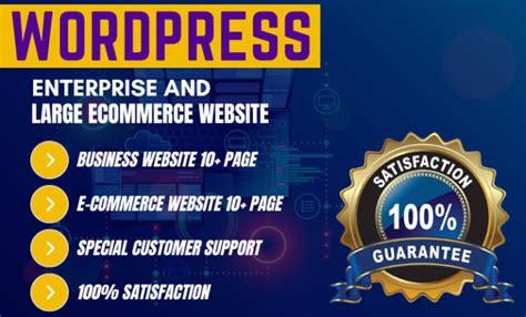 Create Modern Business Ecommerce Wordpress Website Design By