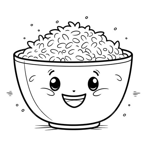 Bowl Of Rice Sketch