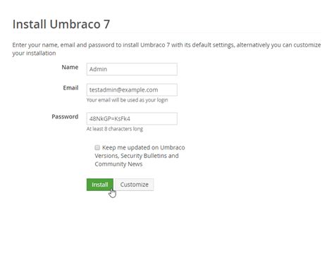 Umbraco Installation Guide Pipe Ten