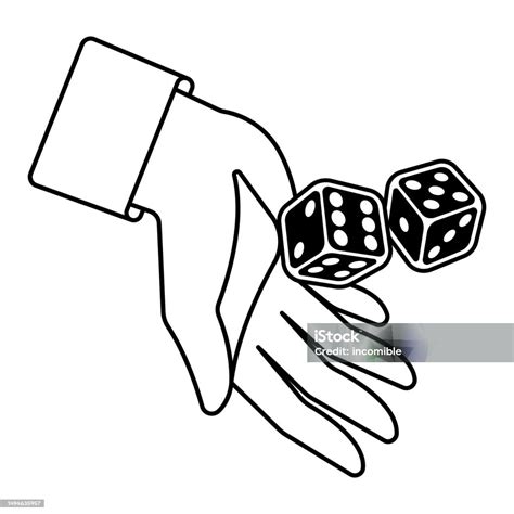 주사위 그림을 연주합니다 게임 크랩 이미지입니다 카지노 및 베팅 배경 Theatrical Performance에 대한 스톡 벡터 아트 및 기타 이미지 Theatrical