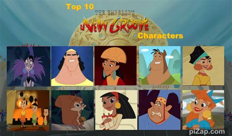 Top 10 Emperors New Groove Characters By Eddsworldfangirl97 On Deviantart