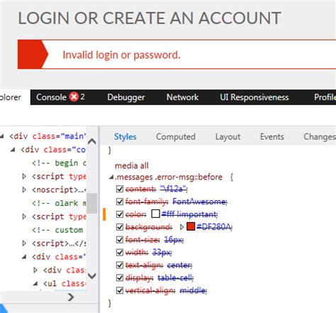 Html Display Property Not Working Properly In IE For Styling Font Awesome Icons Stack Overflow