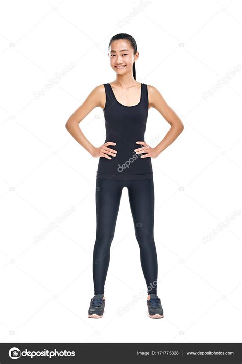 Woman Standing With Hands On Hips Stock Photo By Gladkov 171775328