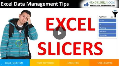 Excel Exceltips Dataanalysis Excelslicers Filterdata Exceltricks