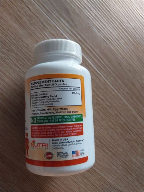 Triple Action Bladder Control Health And Nutrition Health Supplements