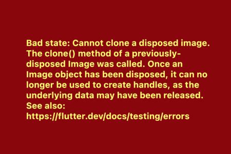 Bad State Cannot Clone A Disposed Image Issue Baseflow Flutter Cached Network Image