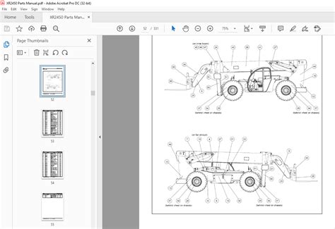Xtreme Telehandler Xr2450 Forklift Parts Manual Pdf Download