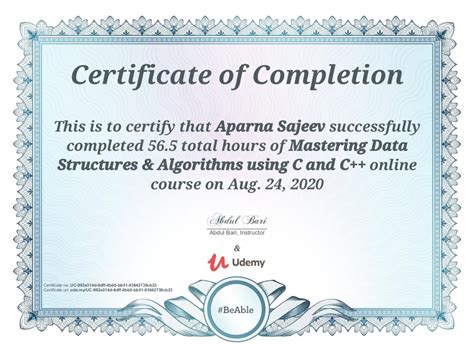 aparna sajeev on linkedin udemy udemycourse datastructure algorithms