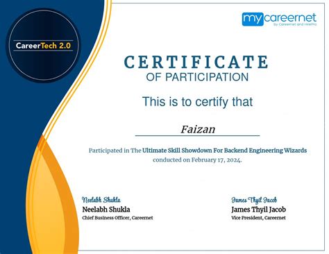 Faizan Khan On Linkedin Careertech2 Programming